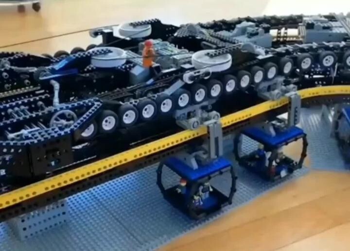 Канатная дорога из LEGO